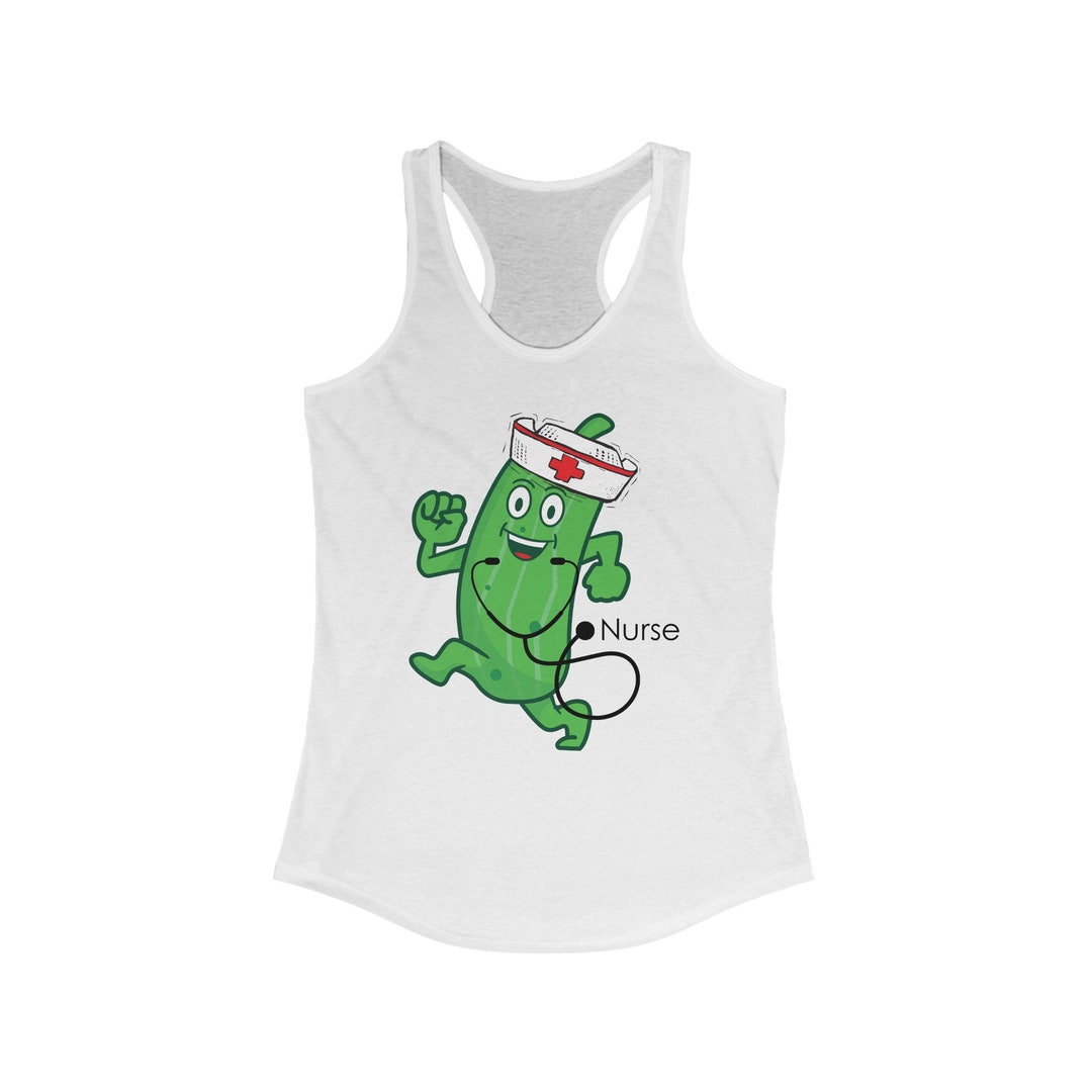 Pickle Lover Nurse Women's Ideal Racerback Tank - Etsy
