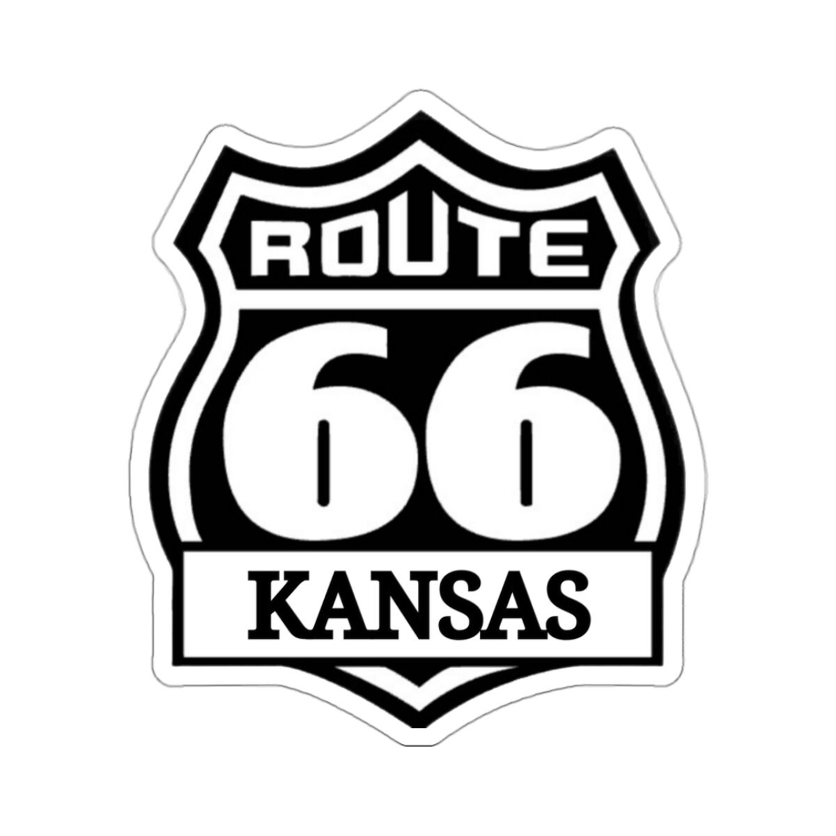Route 66 Centennial Collection Kansas Kiss-cut Sticker - Etsy