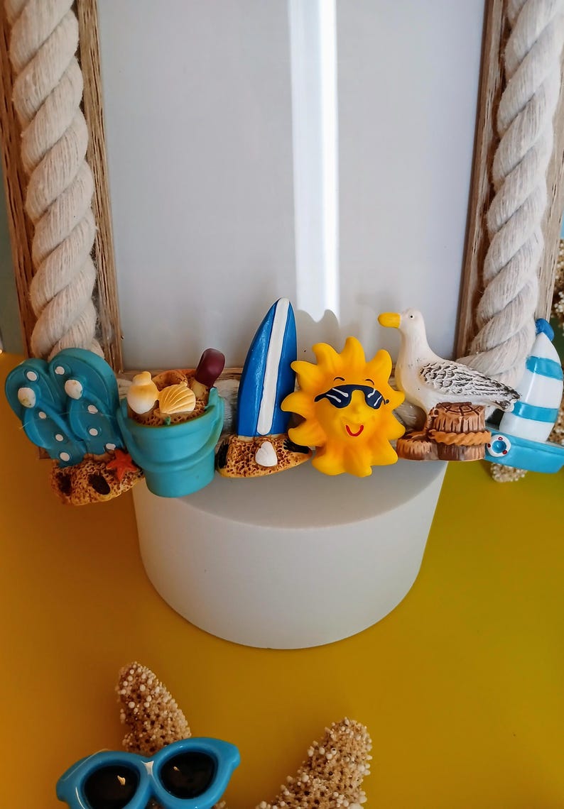 Maritime Living Beach Picture Frame Gift for Mom Coastal Photo Frame ...