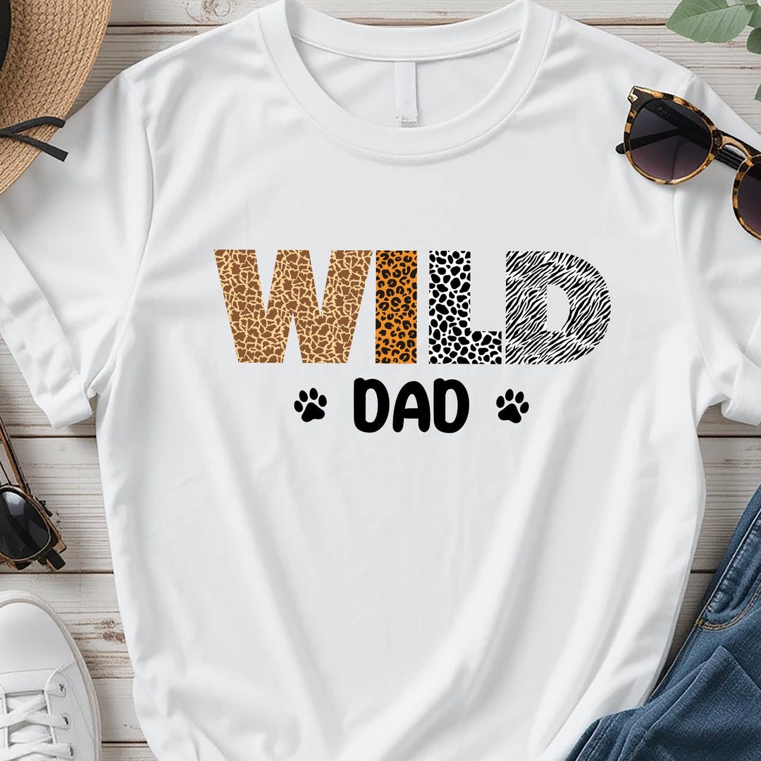 Wild Dad Svg Png, Jungle Safari Party, Dad of the Wild One, Funny ...