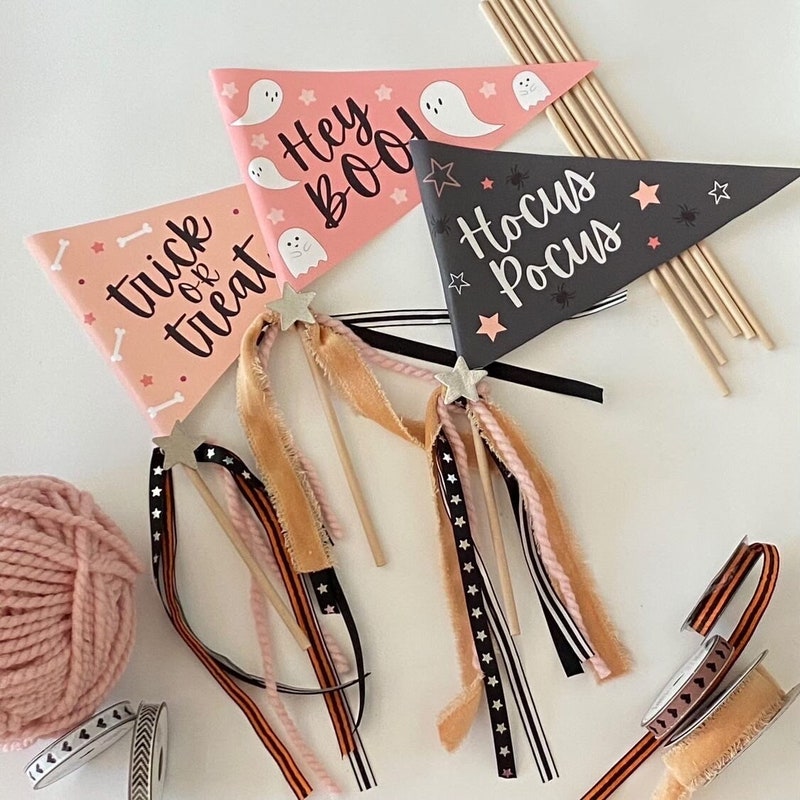 Halloween Pennants - Etsy