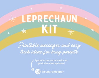 St Patricks Day Kids Printable, Leprechaun Letter Printable, Leprechaun ...