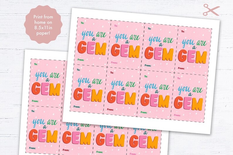 Classroom Valentine Printable Candy Valentine Card Kids - Etsy