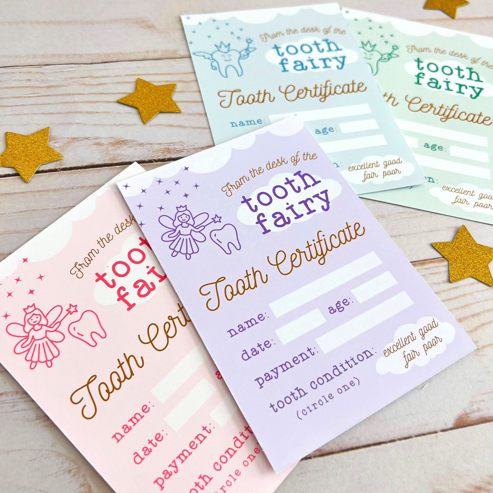 Personalized Tooth Fairy Letter Printable Tooth Fairy - Etsy