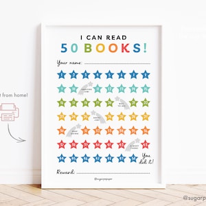 Reading Challenge Chart, Homeschool Printables Summer,kids Reading Log ...