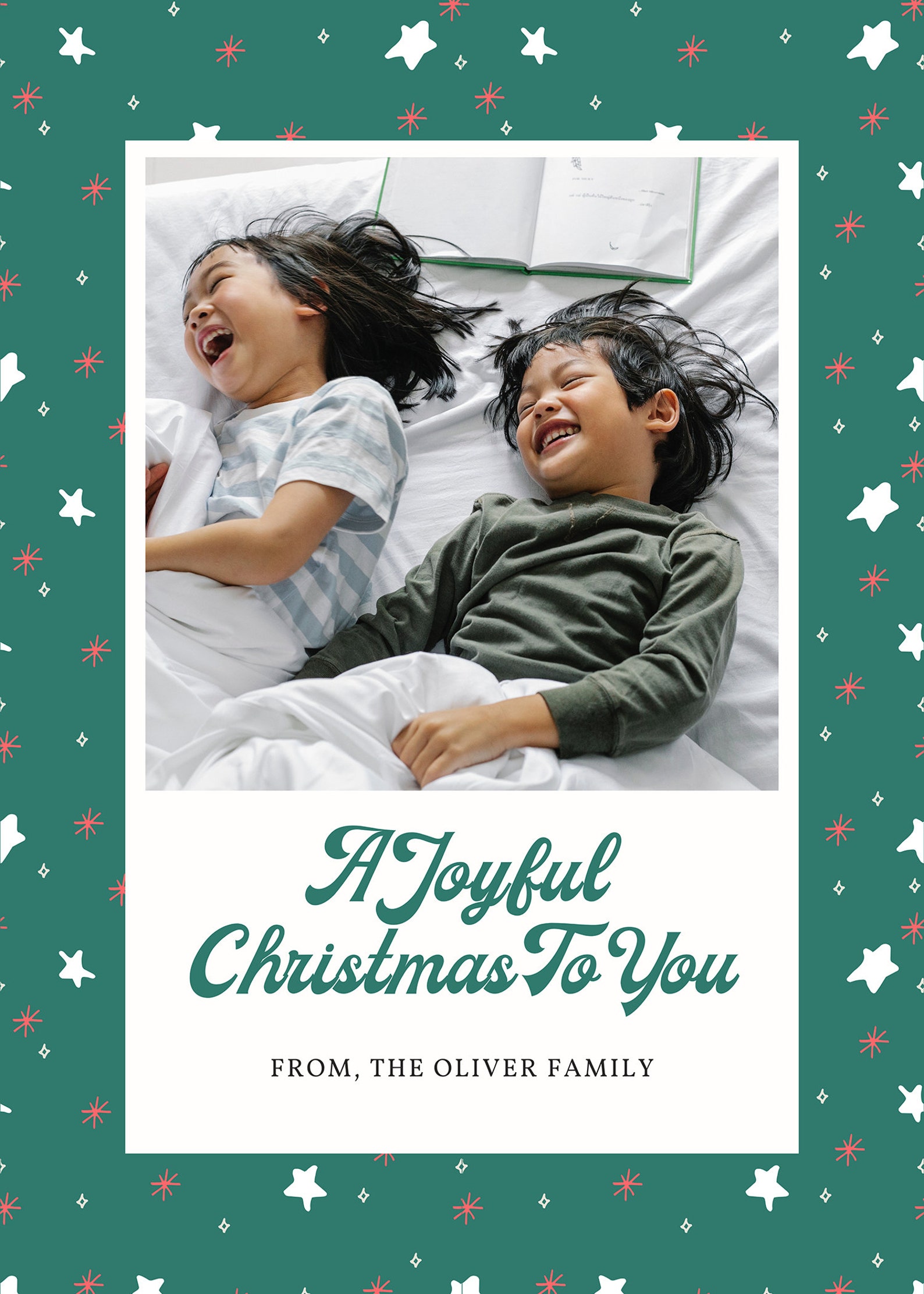 Family Christmas Cards Template Editable Holiday Card Photos - Etsy