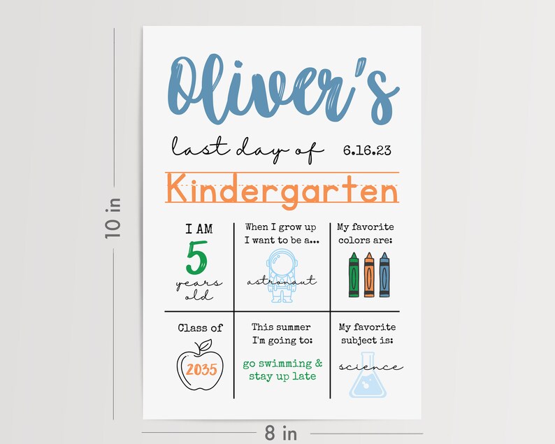 End of the Year Printable, Last Day of School Sign, School Sign ...