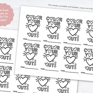 Classroom Valentine Printable, Classroom Gifts Valentines Day, Kids ...