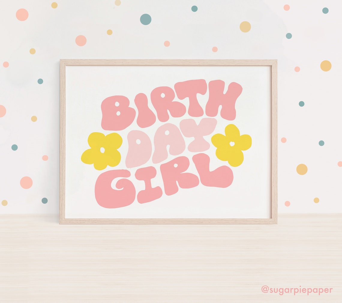 Birthday Girl Sign, Birthday Girl Ideas, Birthday Girl Decor, Birthday ...
