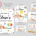 Animal Birthday Party Favor Tags Party Animals Birthday - Etsy