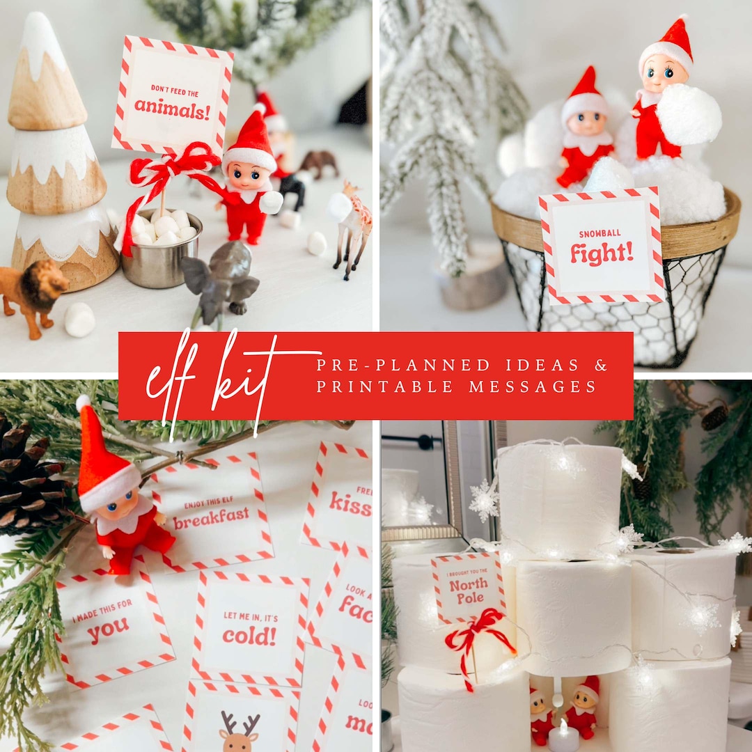 Printable Elf Kit, Christmas Games for Kids, Christmas Traditions, Elf ...