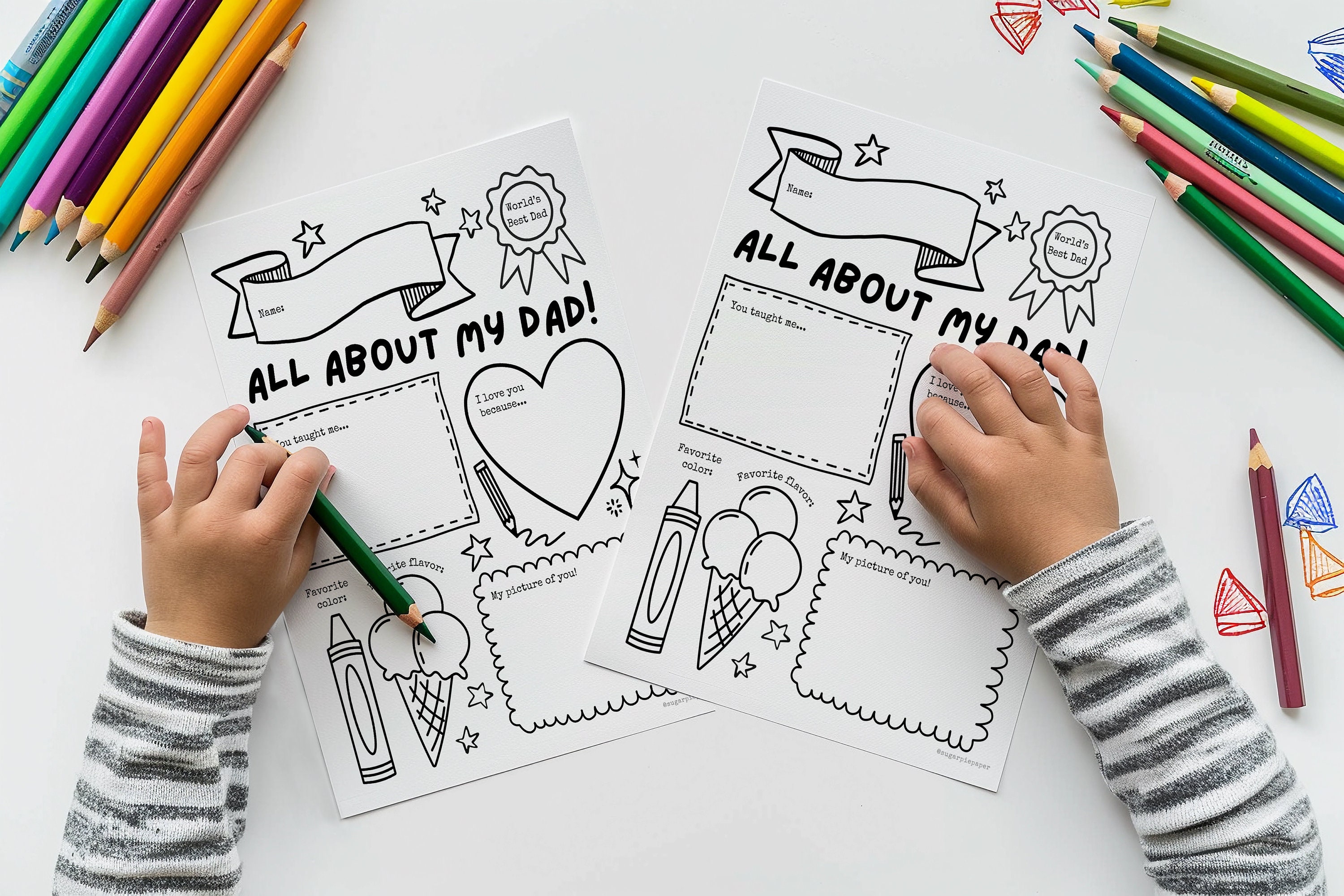 Fathers Day Gift From Kids, Fathers Day Printable Download, All About ...