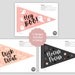 Halloween Pennant Flag Printable, Halloween Photo Props, Halloween ...