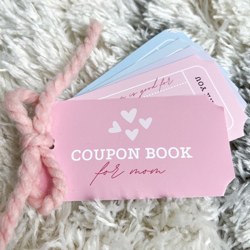 Mothers Day Printable Coupon Book Mothers Day Gifts Ideas - Etsy