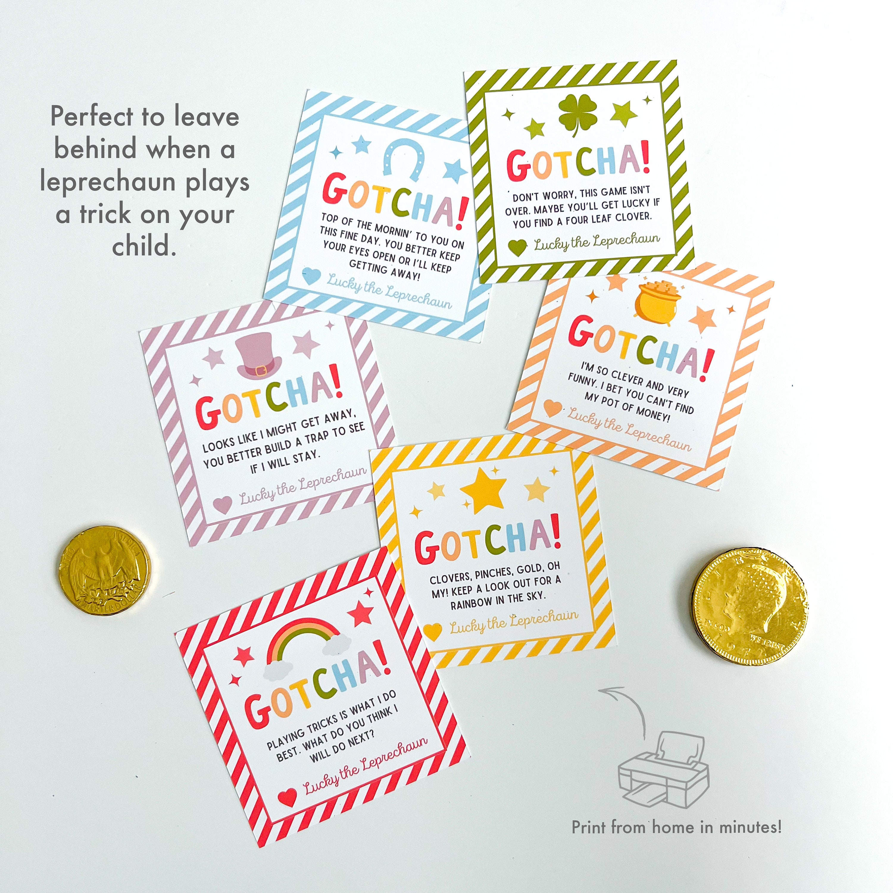 Leprechaun Printable, St Patricks Day Tricks, Saint Patricks Day for ...