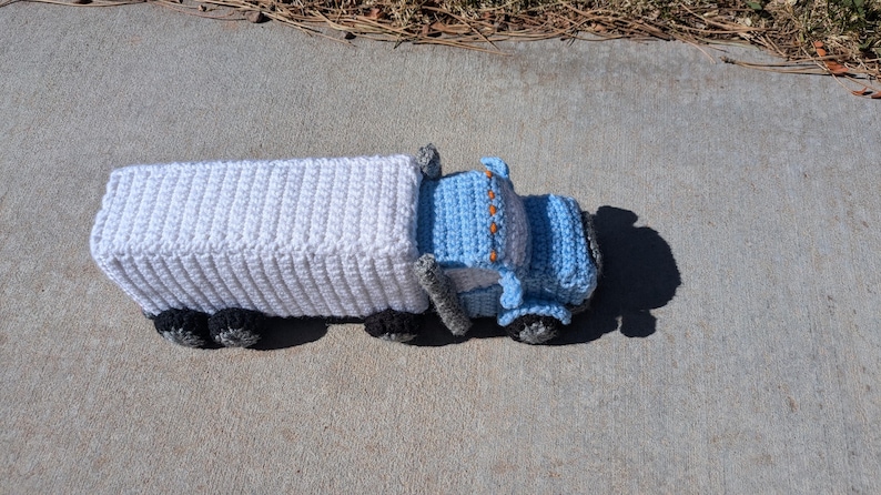 Semi-truck Crochet Pattern - Etsy