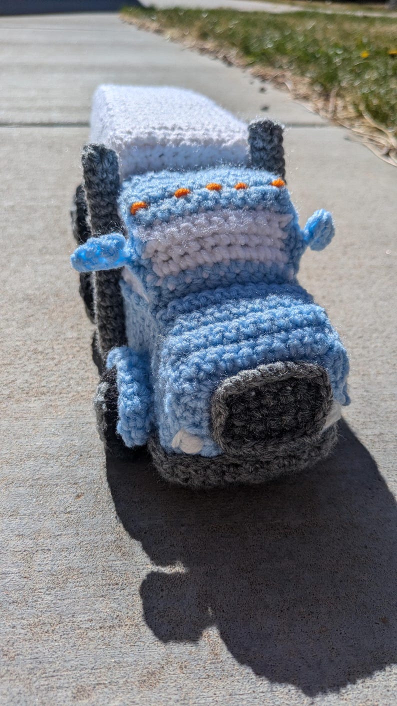 Semi-truck Crochet Pattern - Etsy