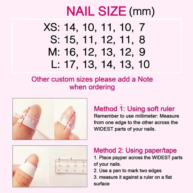 Mermaid's Tears Nails | Custom Hand-painted Nails | Almond Reusable ...