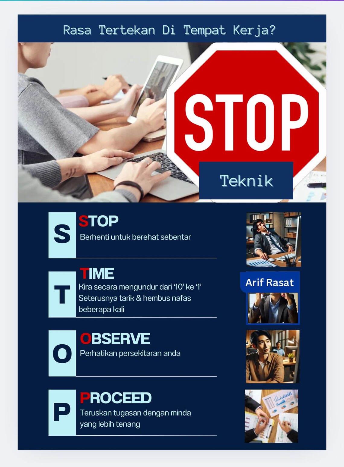 Poster / Flyer / Infografik Teknik STOP - Etsy