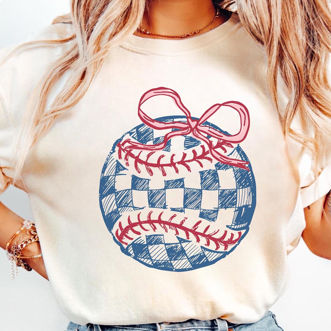 Retro Checkered Baseball PNG, Retro Baseball Shirt Png Sublimation ...