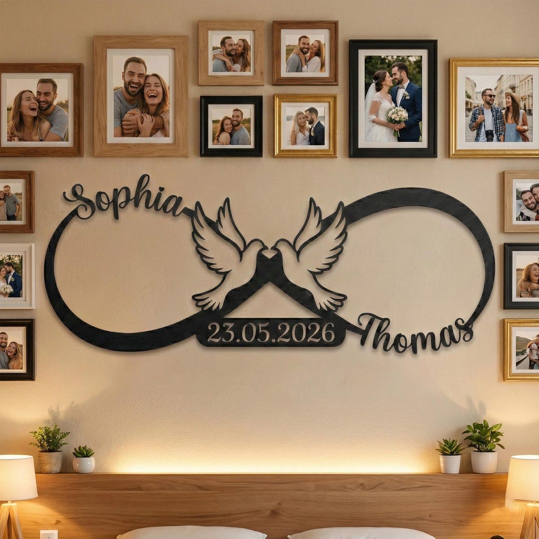 Custom Announcement Metal Sign, Wedding Date Sign, Metal Wall Art Decor ...