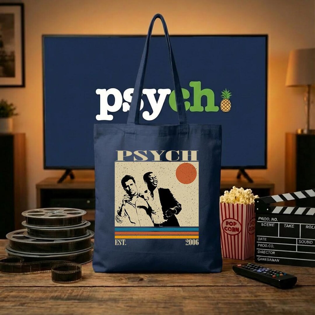 Psych Tote Bag | 100% Cotton Tote | Shawn and Gus Canvas Tote - Etsy