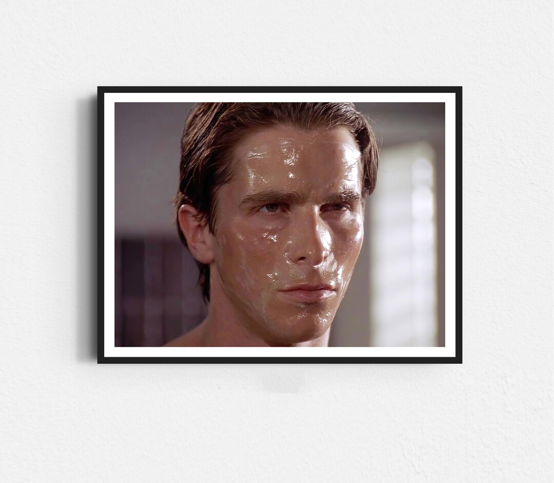 American Psycho Movie Poster, Funny Bathroom, Funny Bathroom Wall Art ...