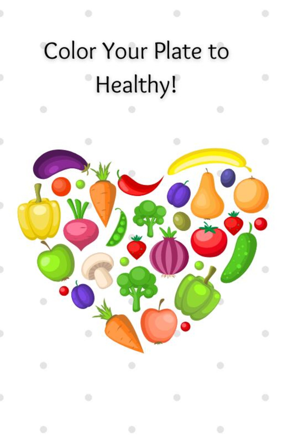 Color Your Plate to Healthy!: Learn Colors & Healthy Foods! Red, Orange ...
