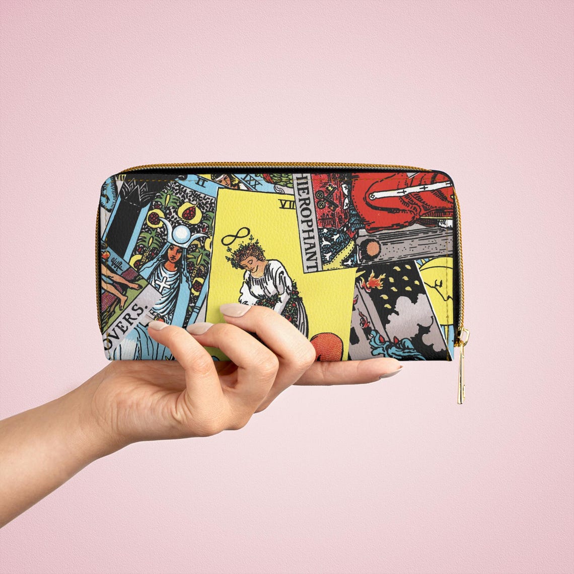 Tarot Card Major Arcana Wallet | Aesthetic, Original Rider-waite-smith ...