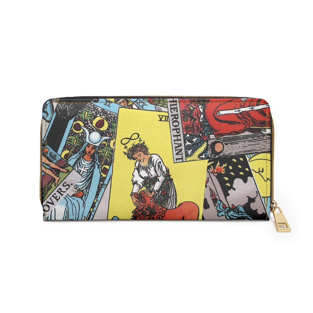 Tarot Card Major Arcana Wallet | Aesthetic, Original Rider-waite-smith ...