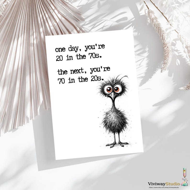 Funny 70th Birthday Card for Mom, Dad, Grandma, Grandpa | Getting Older ...