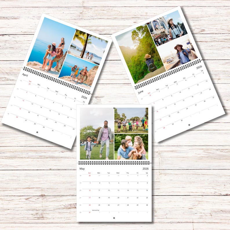 Custom Photo Calendar 2026 - Wedding, Engagement, Anniversary ...