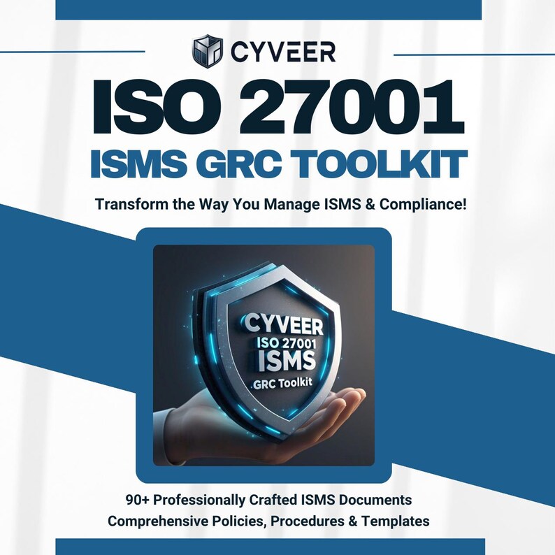 ISO 27001 ISMS GRC Toolkit | Policies and Procedures | Risk Management ...
