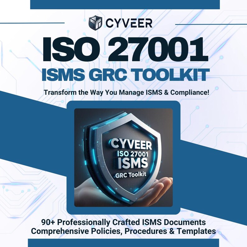 ISO 27001 ISMS GRC Toolkit | Policies and Procedures | Risk Management ...