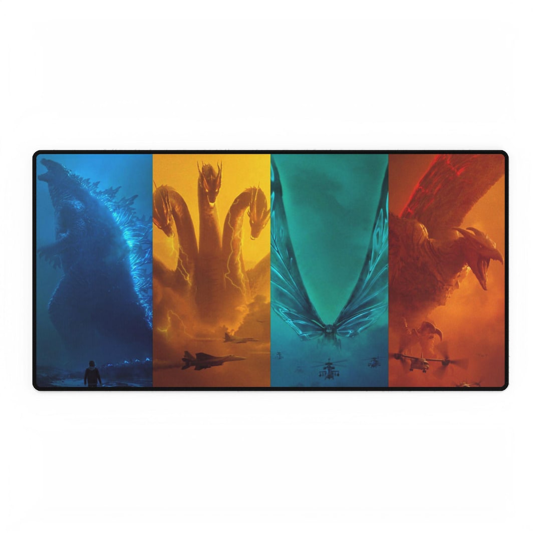 Godzilla Mouse Pad, King of Monsters Gaming Desk Mat, Godzilla Desk ...