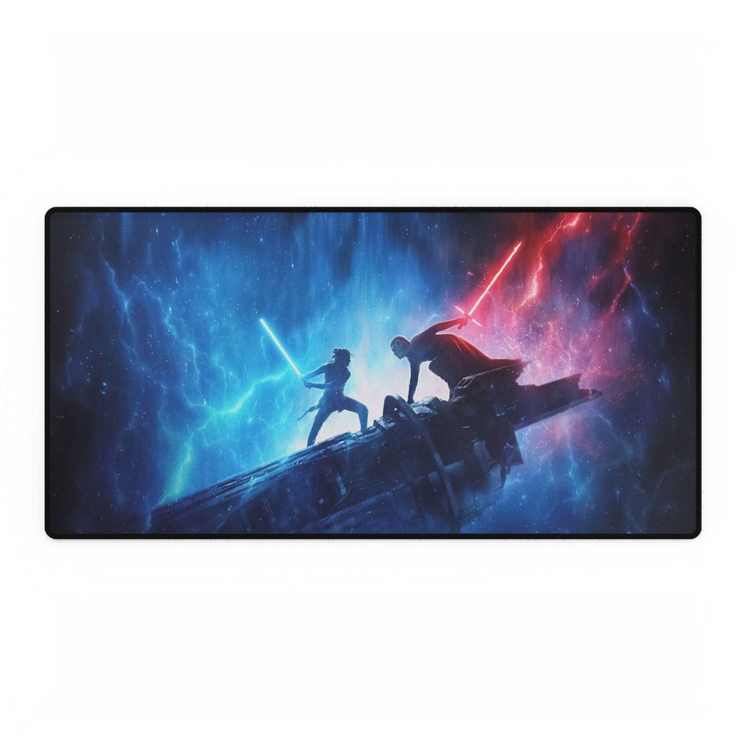 Star Wars Desk Mat, Jedi Sith Mouse Pad, Sci-fi Office Decor, Gift for ...