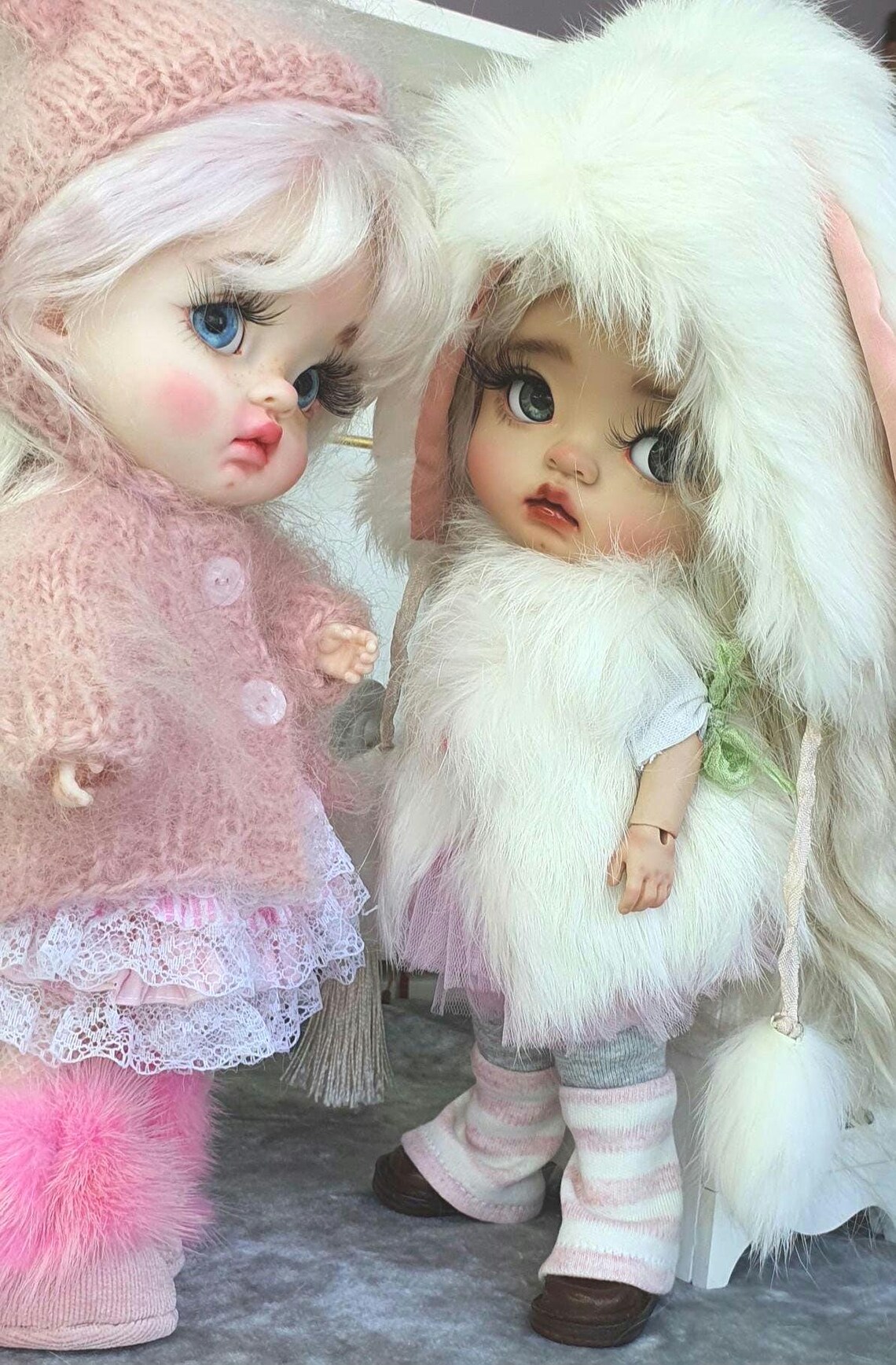 Kuan Kuan Bab Doll Wiht Goat Hair Baby Bjd - Etsy