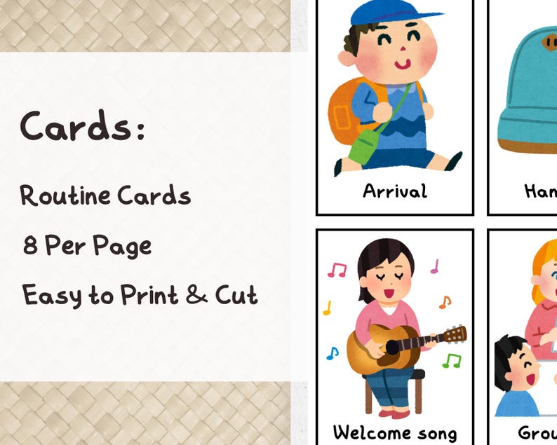 Visual Schedule Cards and Posters Bundle for Toddlers, Preschool Autism ...