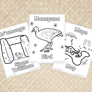 Printable Tongan Children's Colouring Book | Learn Tongan Language ...