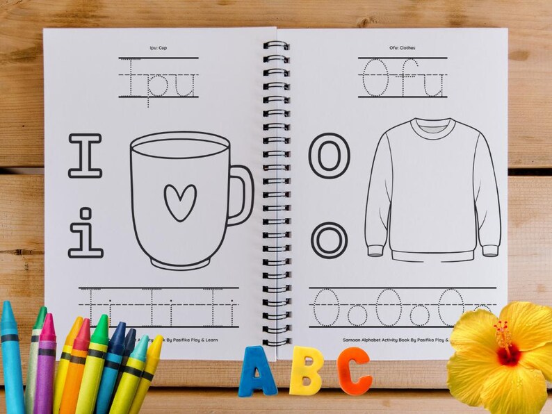 Printable Samoan Alphabet Activity Book | Learn Samoan | Samoan Words ...
