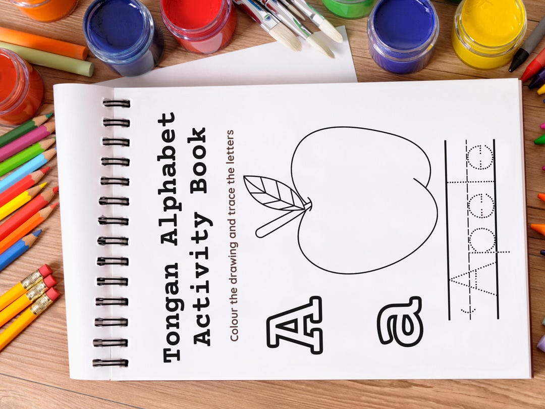 Printable Tongan Alphabet Activity Book | Learn Tongan | Tongan Words ...