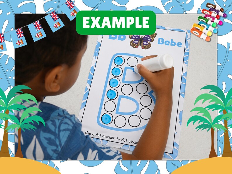 Fijian Alphabet Dot Marker Activity Book | Preschool Kindergarten ...