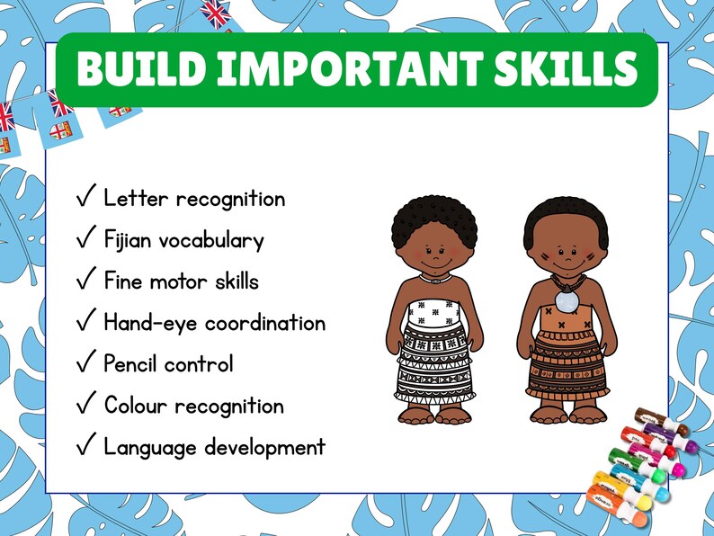 Fijian Alphabet Dot Marker Activity Book | Preschool Kindergarten ...