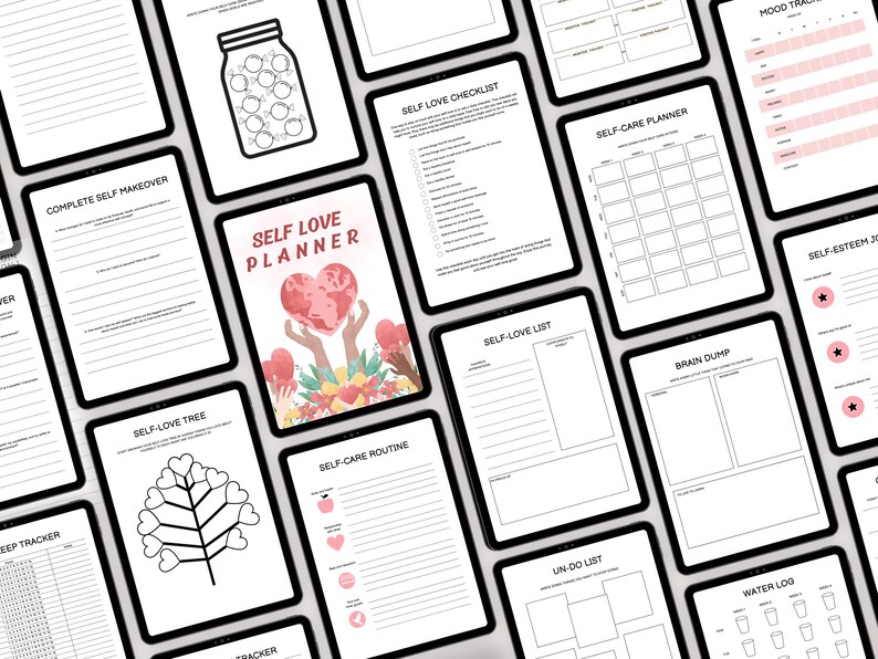 Self-love Planner | Printable Self-care Journal | Wellness ...