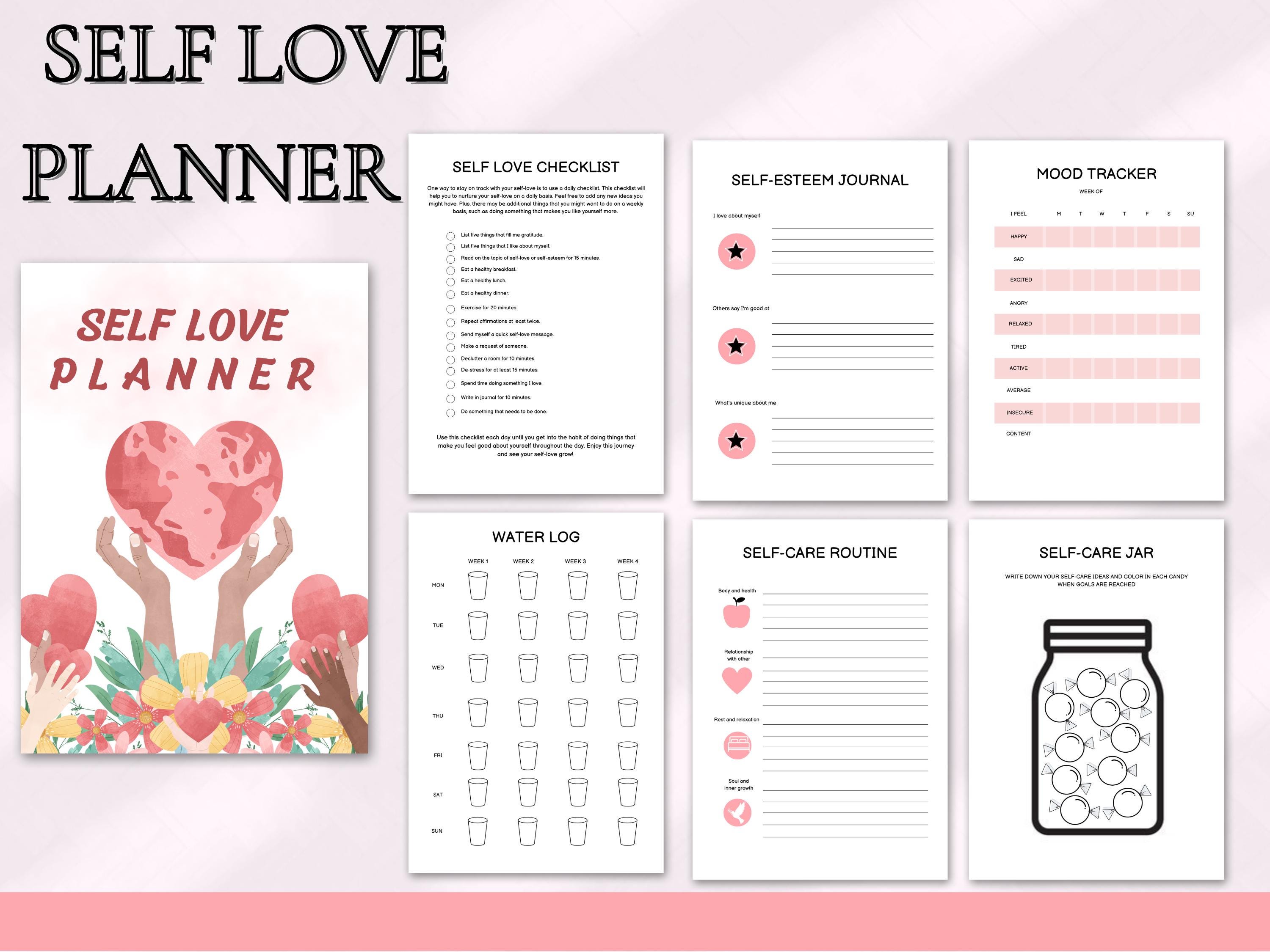 Self-love Planner | Printable Self-care Journal | Wellness ...
