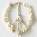 Floral Peace Sign Wreath Cake Topper/daisy Cake Topper/groovy/natural ...