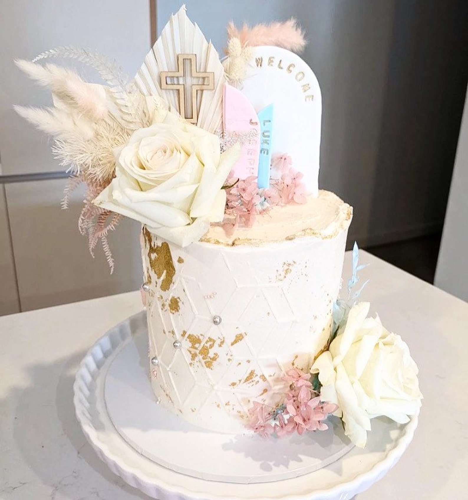 Christening Topper/cake Topper/religious Cake - Etsy