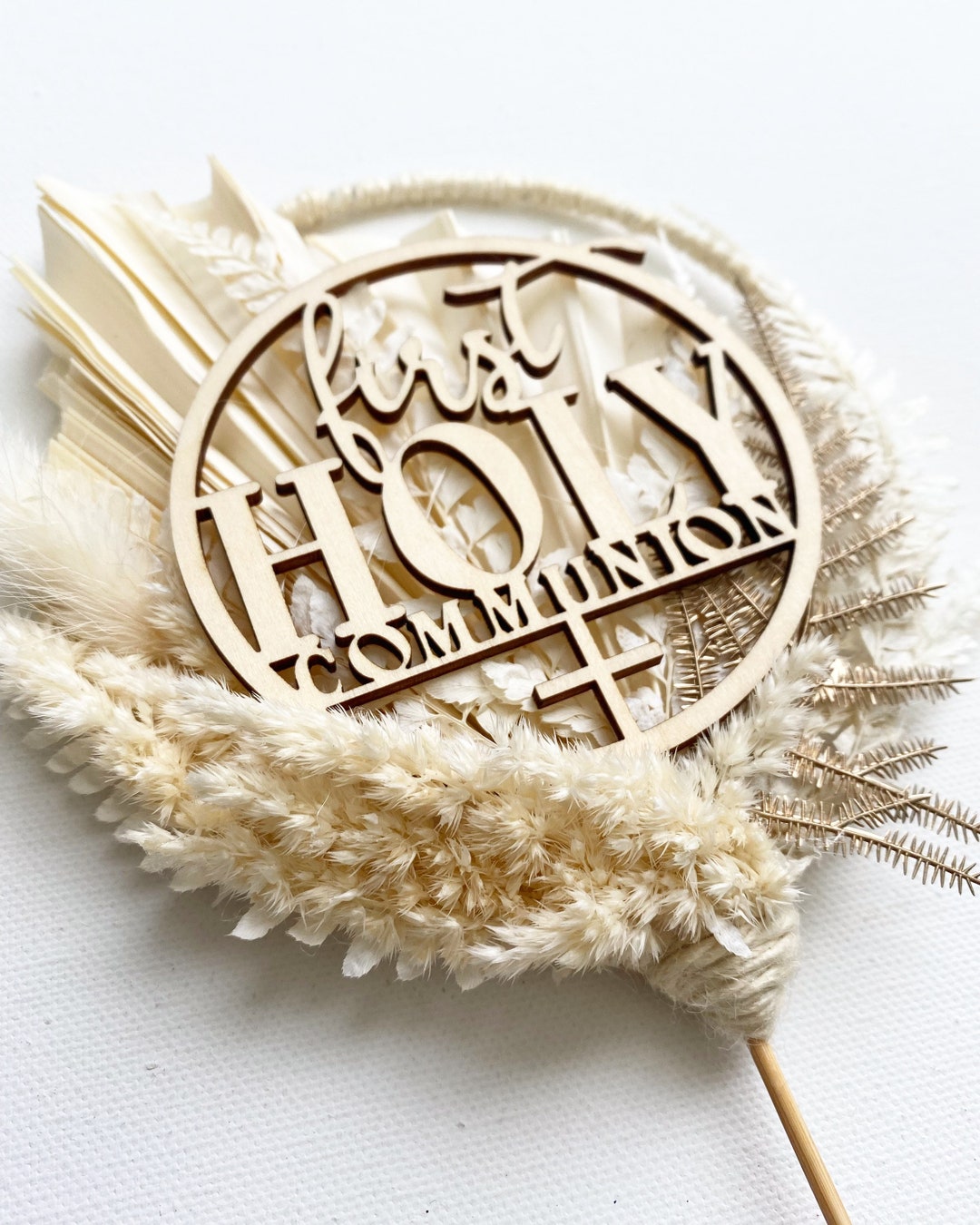 First Holy Communion Cake Topper/holy Communion/ Religious Cake Topper ...