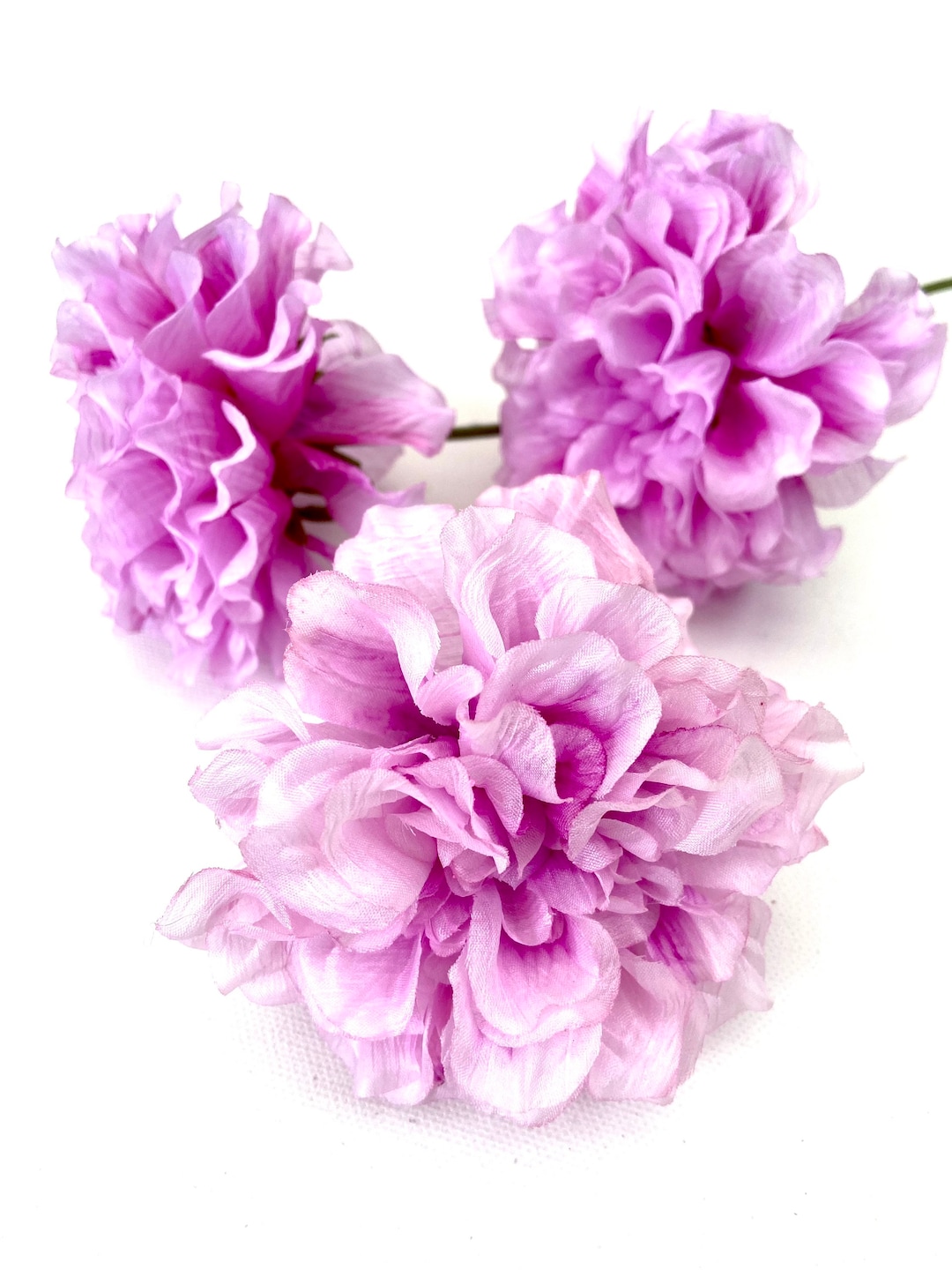1 Stem of Pink Pom Pom/diy Cake Topper/dahlia/pink Dahlia/pink/birthday ...