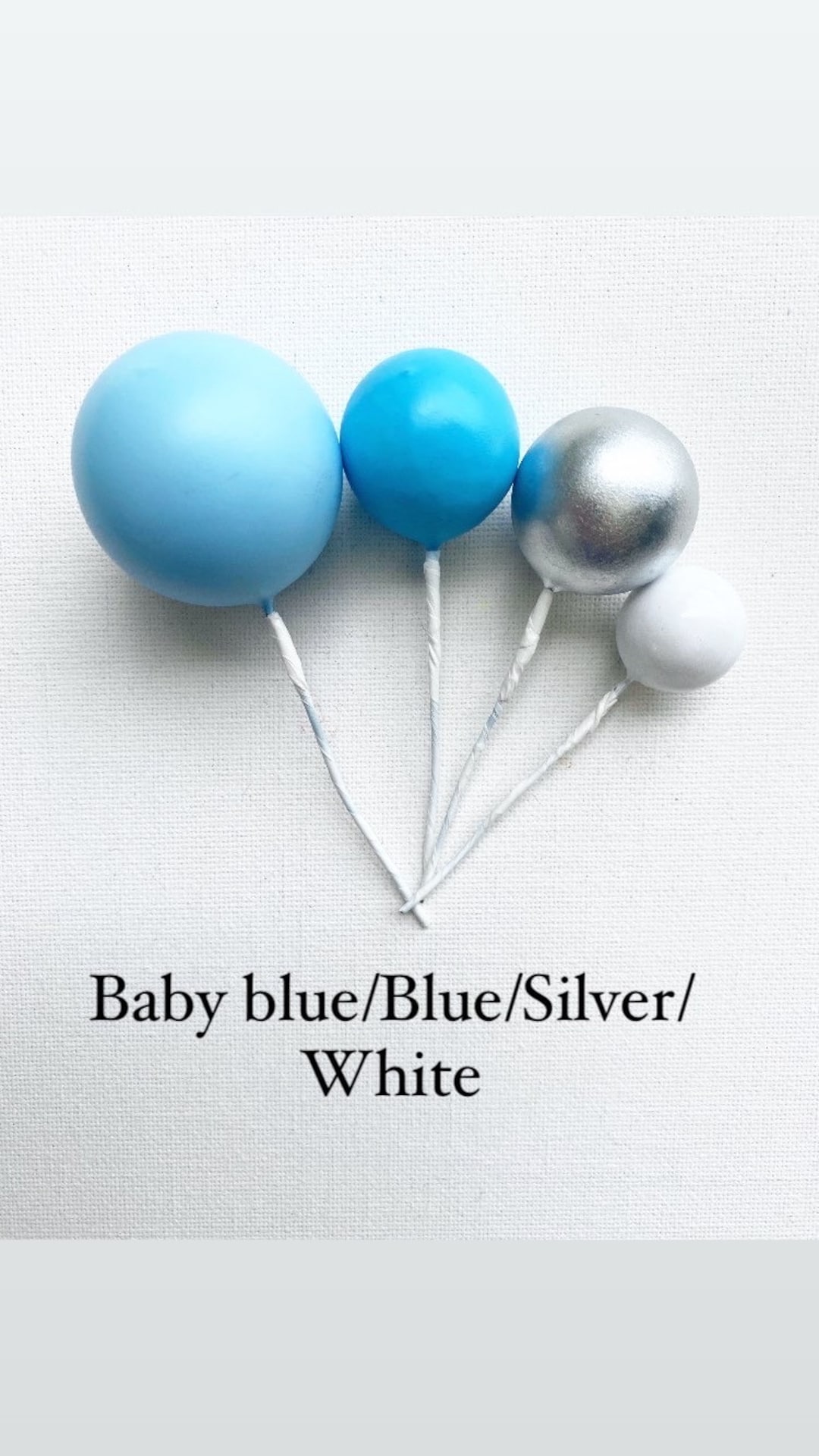 Baby Boy Cake Balls/cake Topper Balls/cake Ball Sets/blue Cake Ball ...